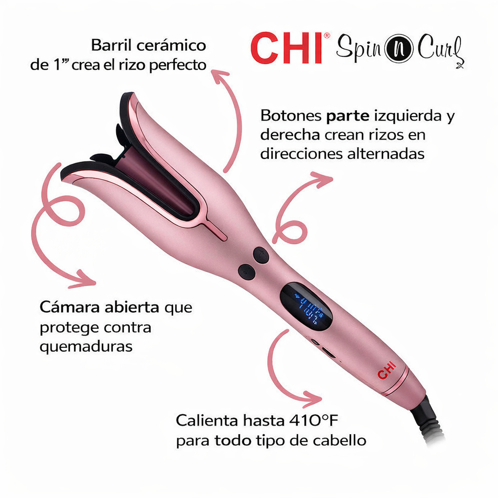 1 Inch Spin N Curl - Rose Gold – CORIUM