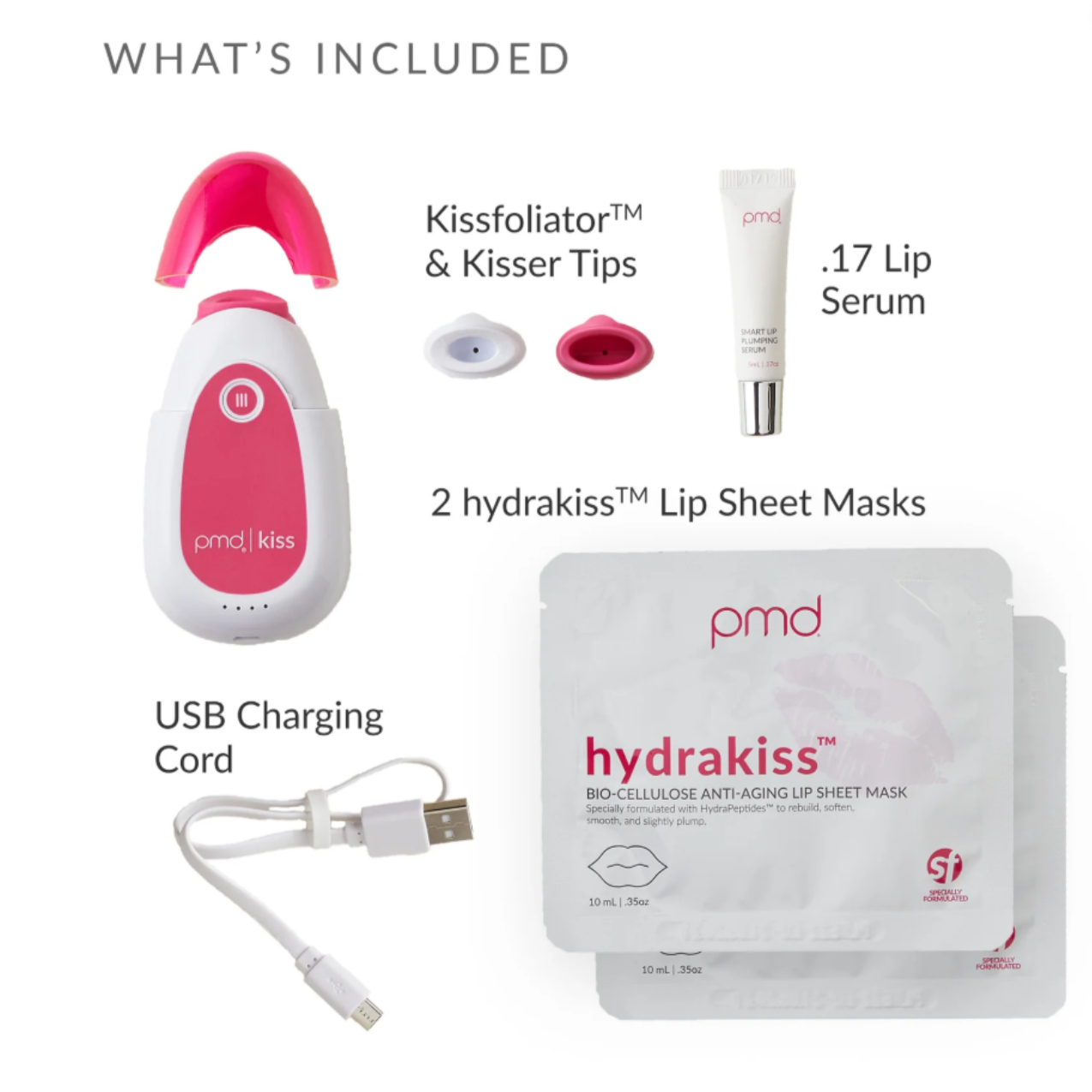 PMD Kiss Lip Plumping System Pink Anti-Aging Lip Enhancing Treatment ...