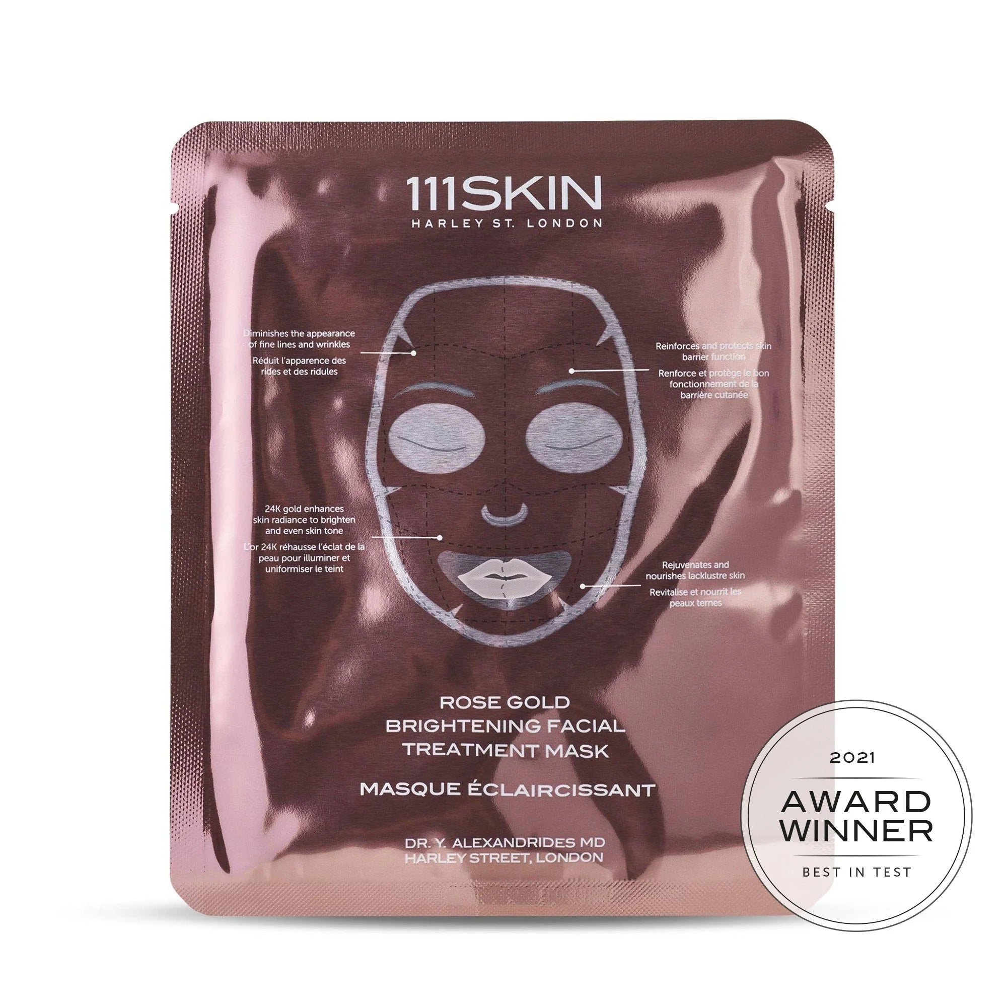 Rose Gold Brightening Facial Treatment Mask – CORIUM